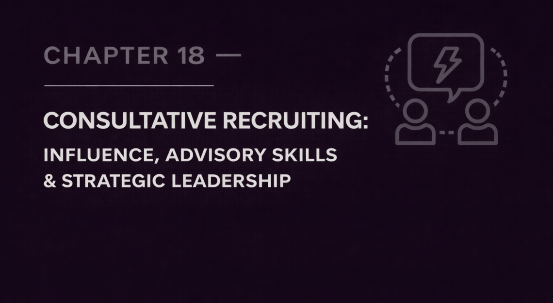 CHAPTER 18 — Consultative Recruiting: Influence, Advisory Skills ...